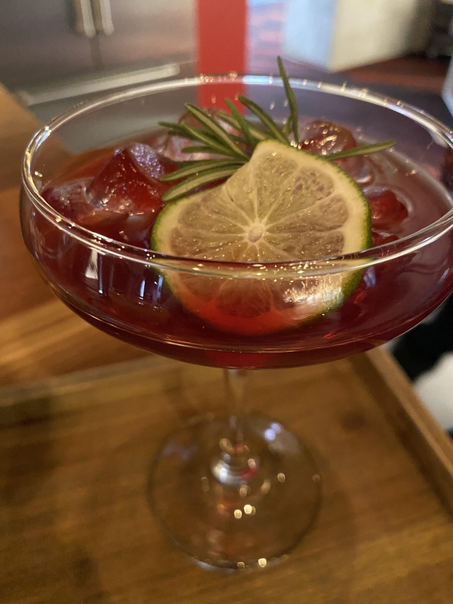 Cherry Lime-Rose Mocktail - we eat. live. do. well